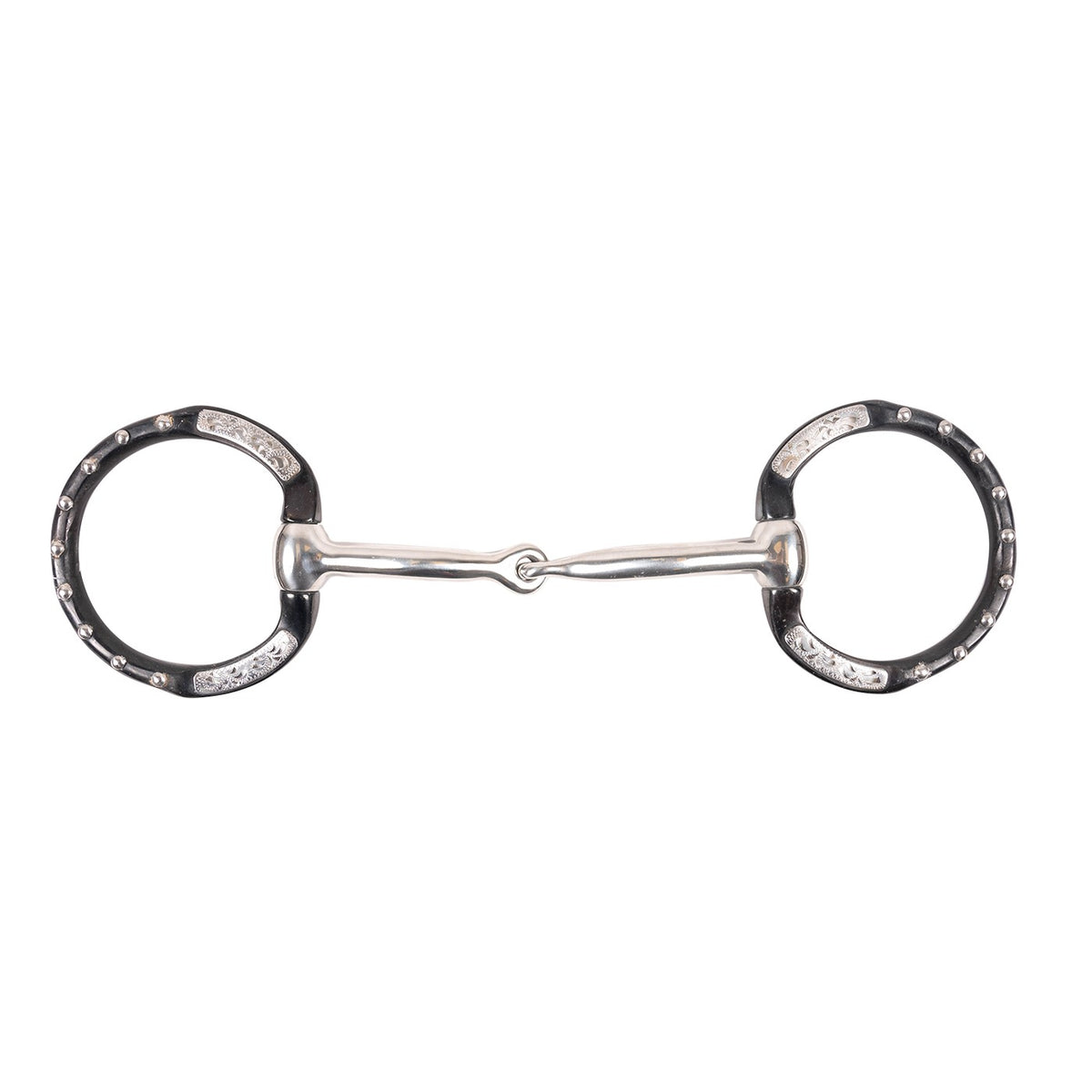 Metalab Antique Eggbutt Snaffle Bit W/ Engraved Overlay – Greenhawk ...