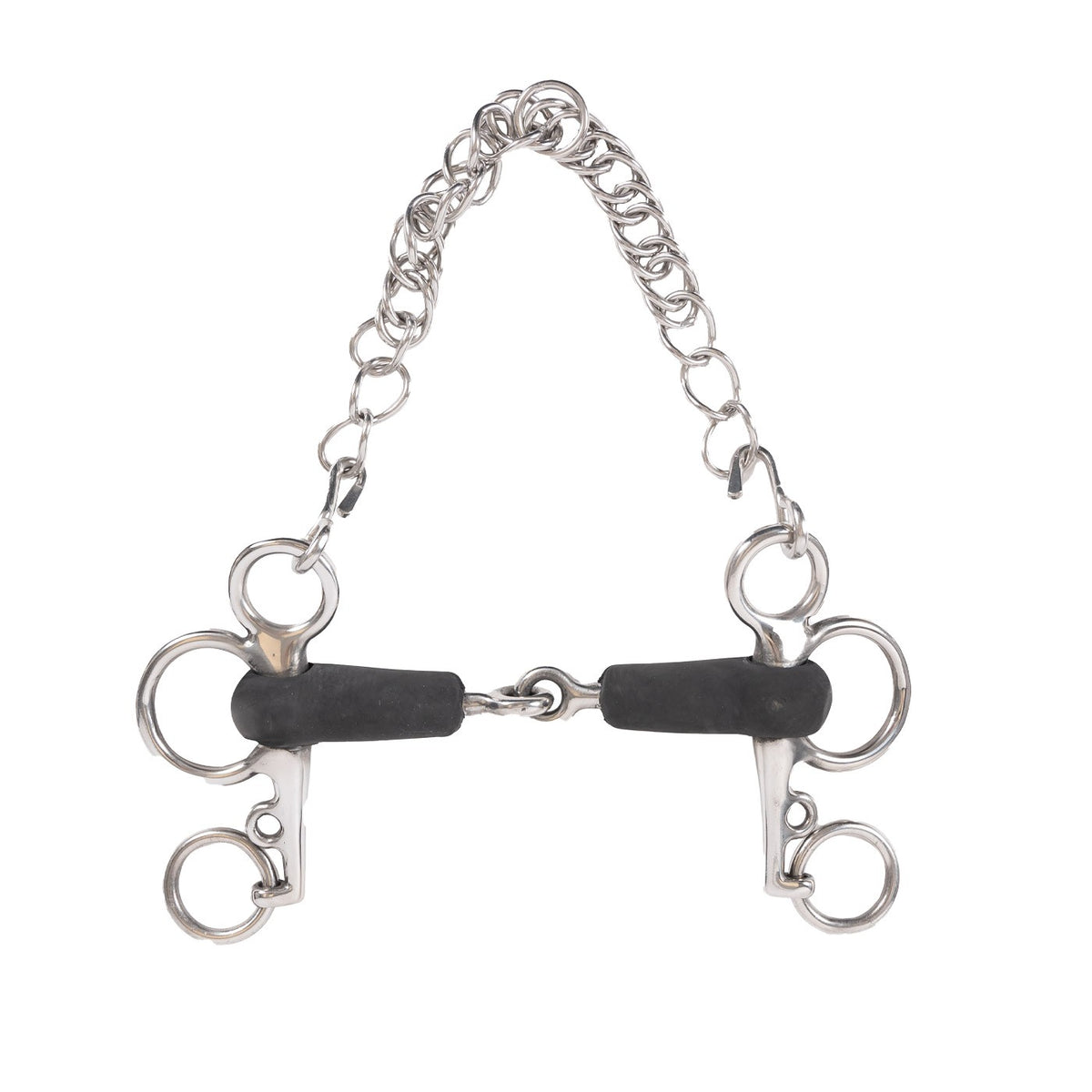 EvoEq Tom Thumb Jointed Rubber Pelham Bit – Greenhawk Equestrian Sport