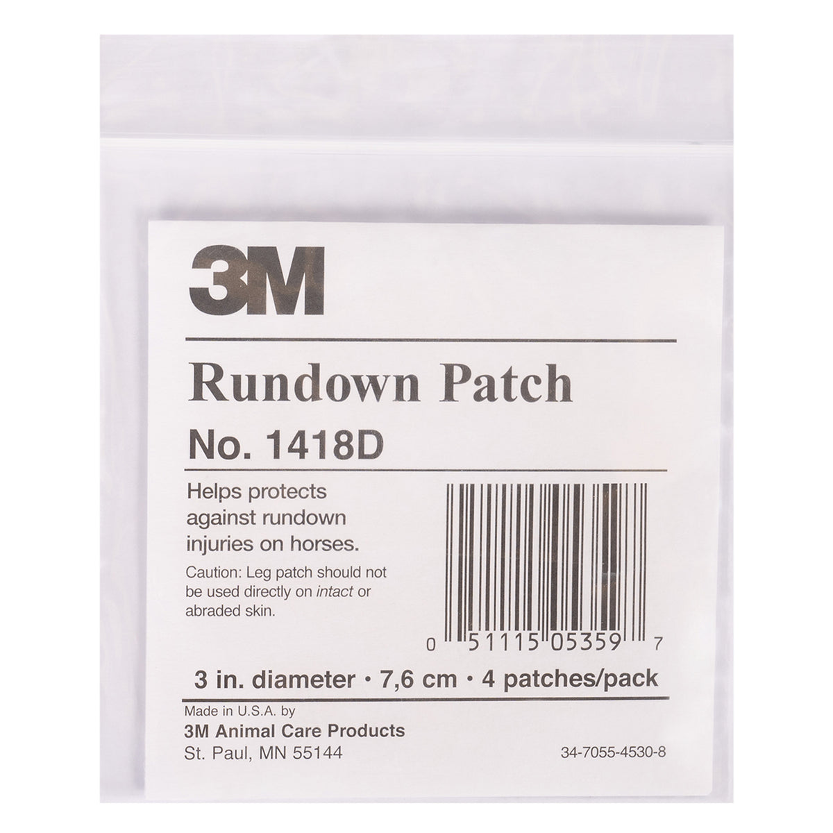 3M Rundown Patch - Pack of 4 – Greenhawk Equestrian Sport