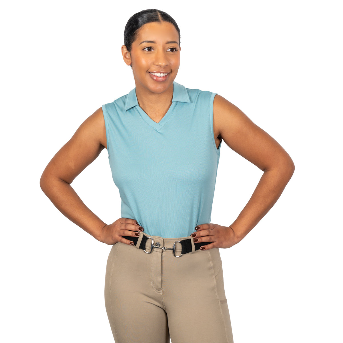 TemTeq Finley Sleeveless Functional Polo – Greenhawk Equestrian Sport