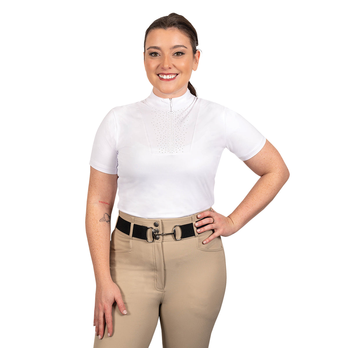 Elation Platinum Marcella Short Sleeve Show Shirt – Greenhawk ...