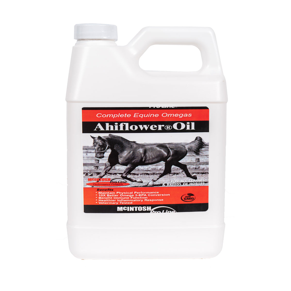 McIntosh Pro Line Ahiflower Oil 1 L – Greenhawk Equestrian Sport